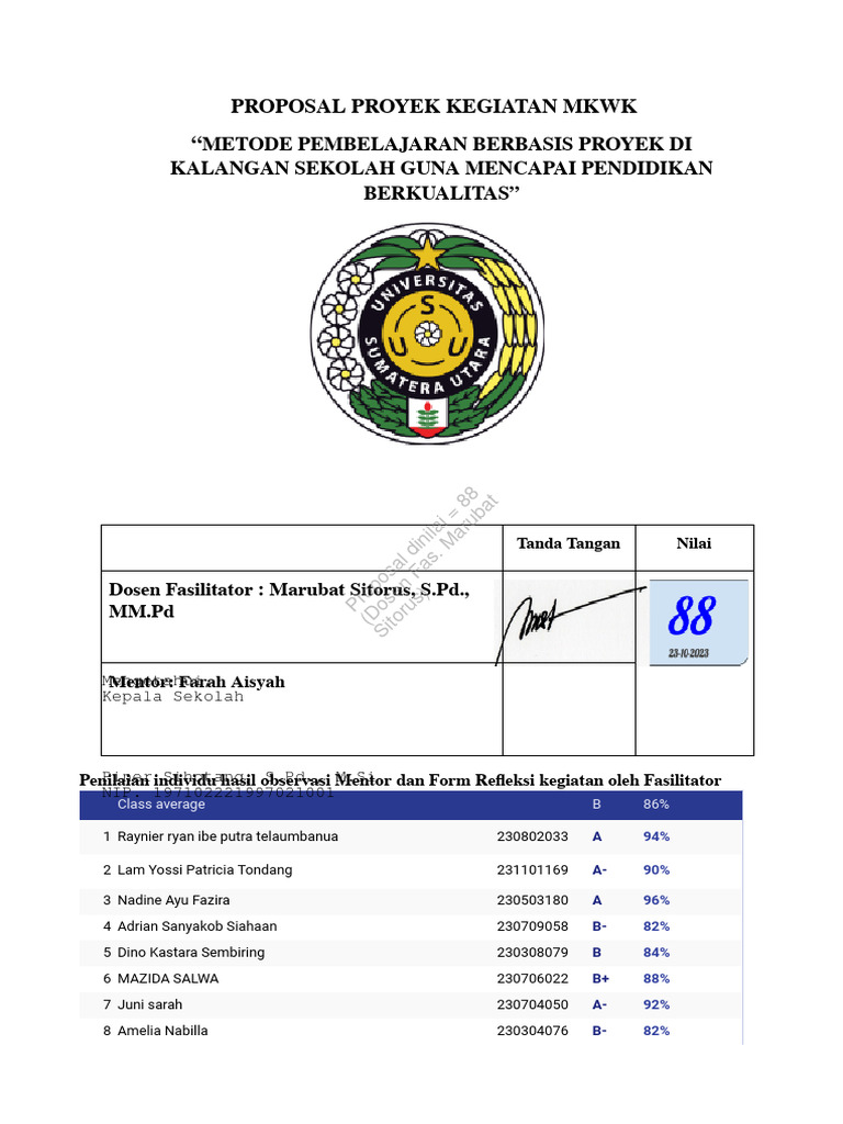 Proposal Proyek | PDF