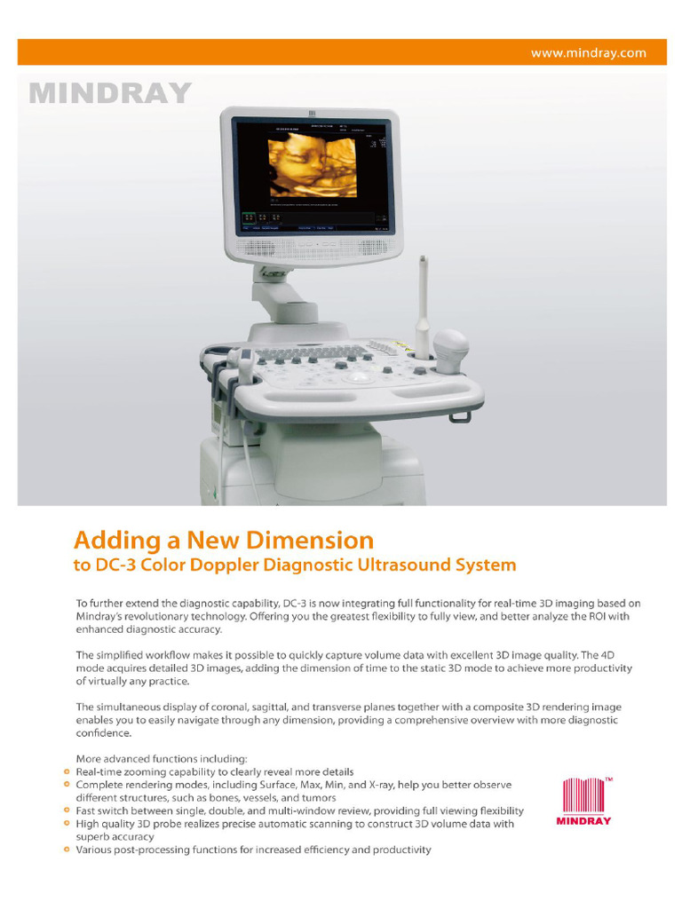Mindray DC 3 Flyer | PDF