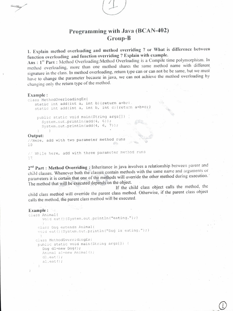 Debarghya Sir Java Pdf Method Computer Programming Class Computer Programming