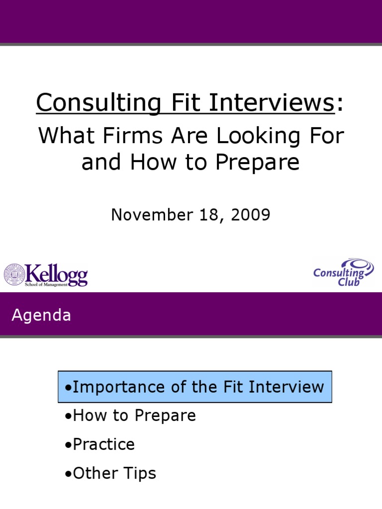 Kellog Interview Guide | PDF | Interview | Leadership