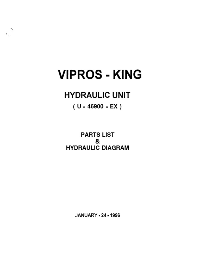 6006-358 Hydraulic 46900 & Parts List | PDF | Valve | Gas Technologies