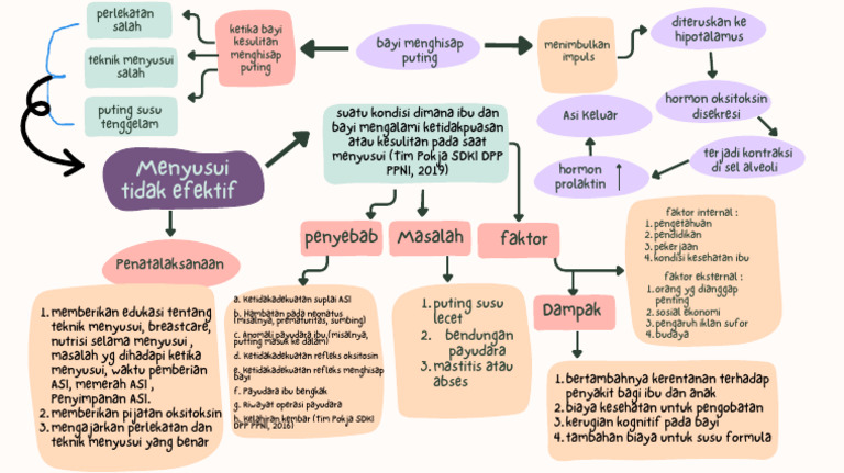 Pathway Menyusui Tidak Efektif | PDF
