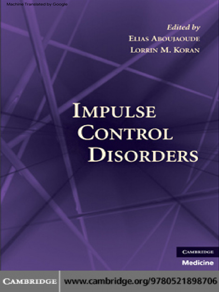 Impulse Control Disorders - 1 A 150 | PDF | Manual Diagnóstico e ...
