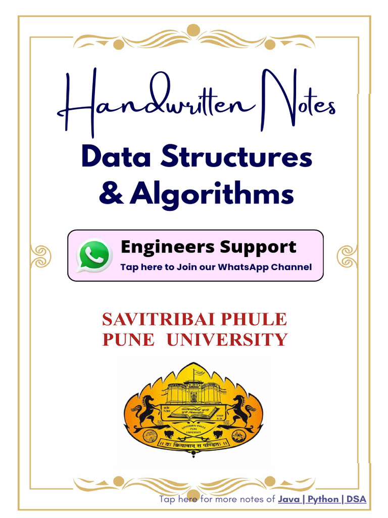 DSA Handwritten Notes Pune University | PDF