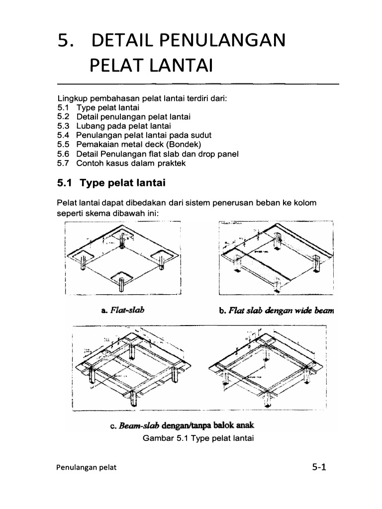 Penulangan Beton BG 5 | PDF