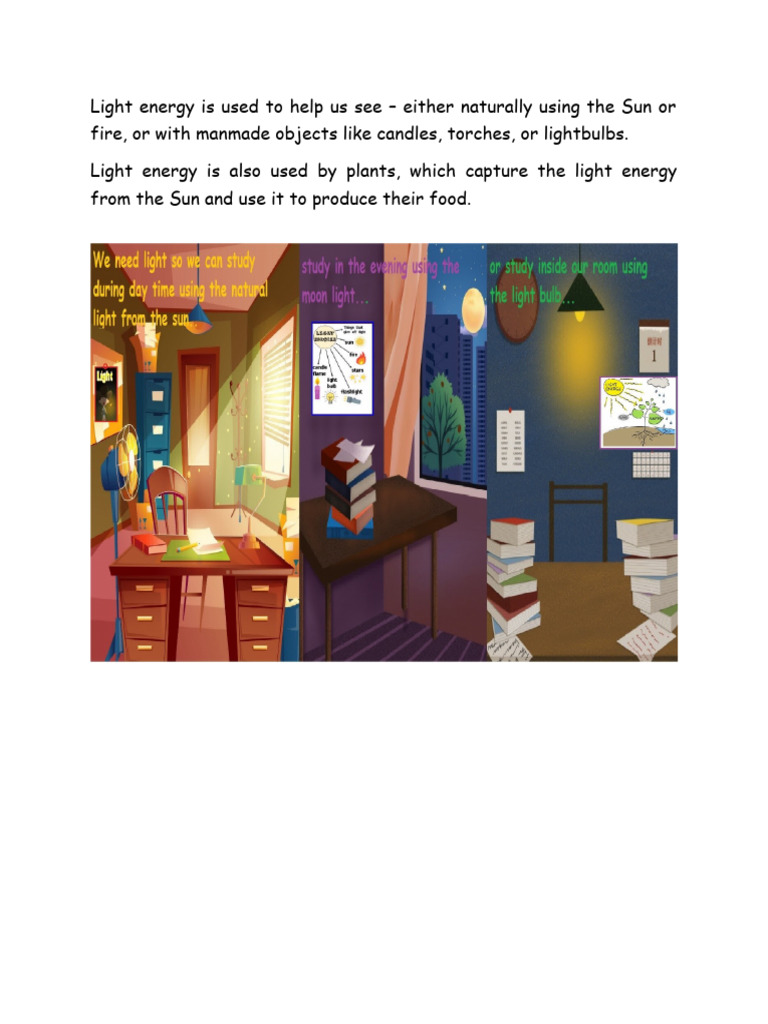 Importance of Light Energy Explained | PDF