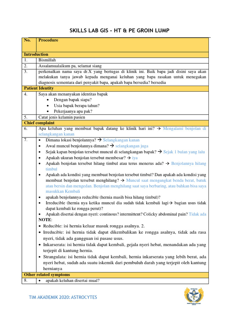 Gis-Ht - Pe Groin Lump | PDF
