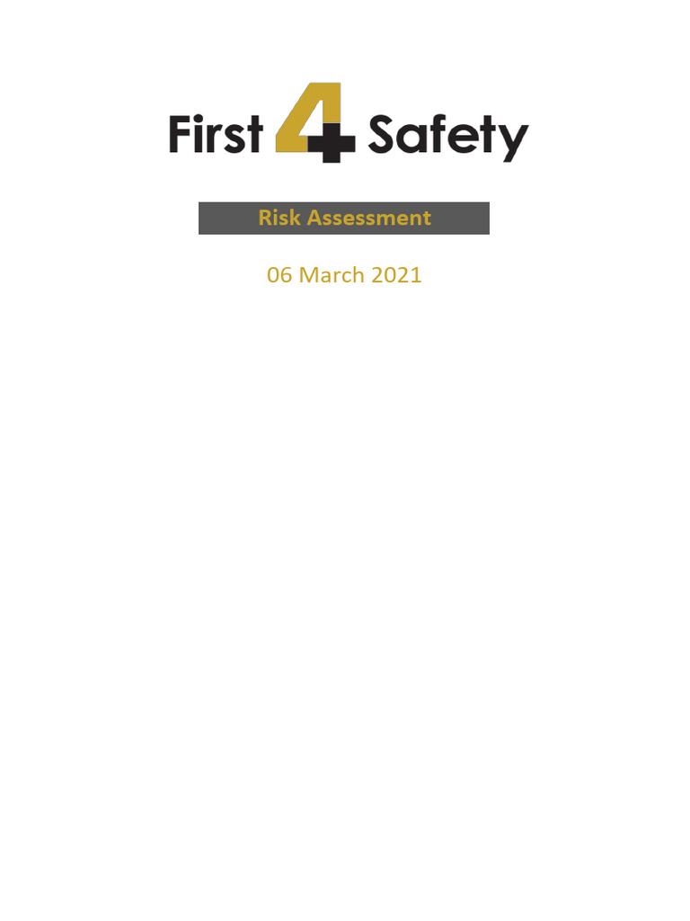 IOSH Risk Assessment Form | PDF | Risk | Risk Assessment