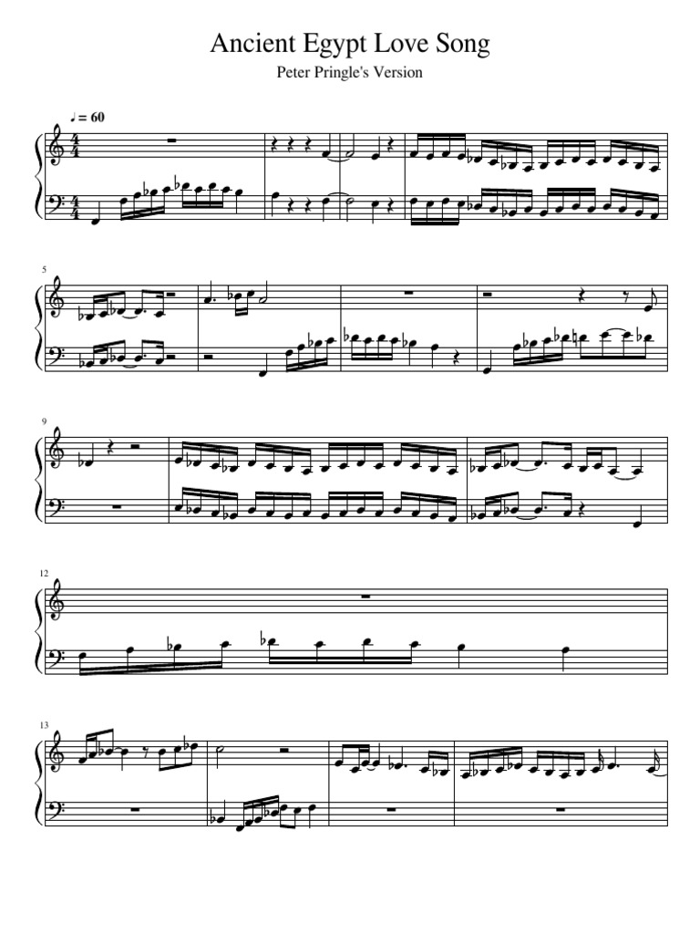Ancient Egypt Love Song | PDF