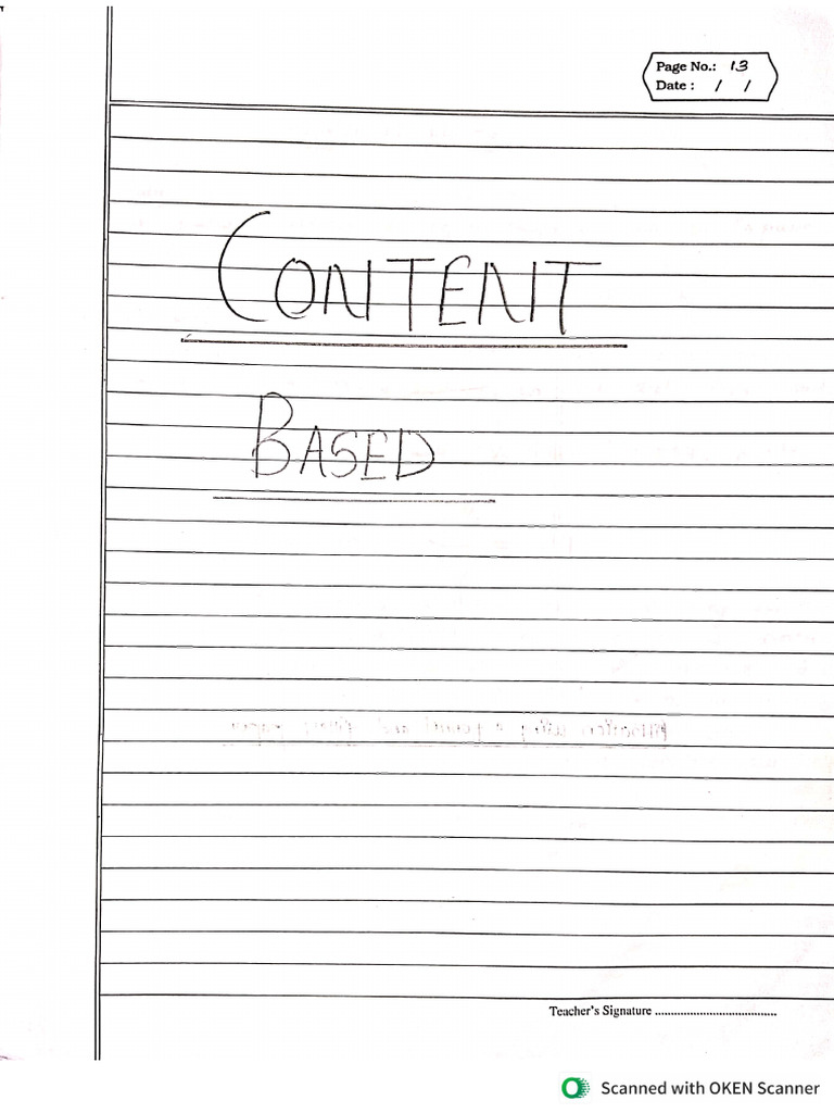 Class - 11th (Content Based Analysis & Qualitative Analysis) | PDF