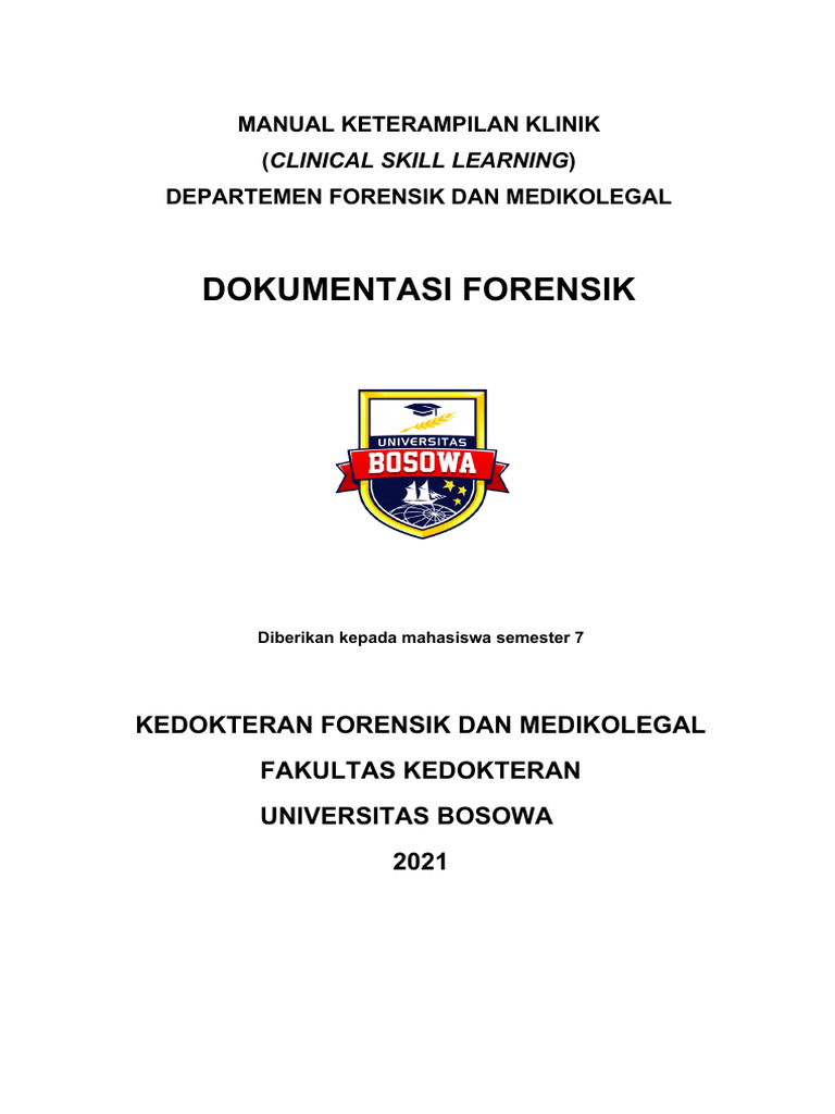 Manual CSL 1 - Dokumentasi Forensik | PDF