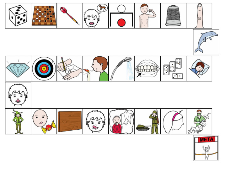 Tablero Articulacion Fonema D | PDF