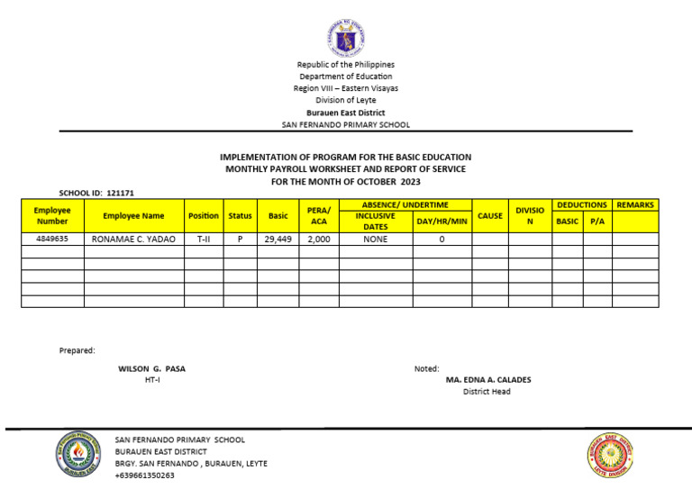 SF 7 SAN FERNANDO PS DTR - November2023 | PDF