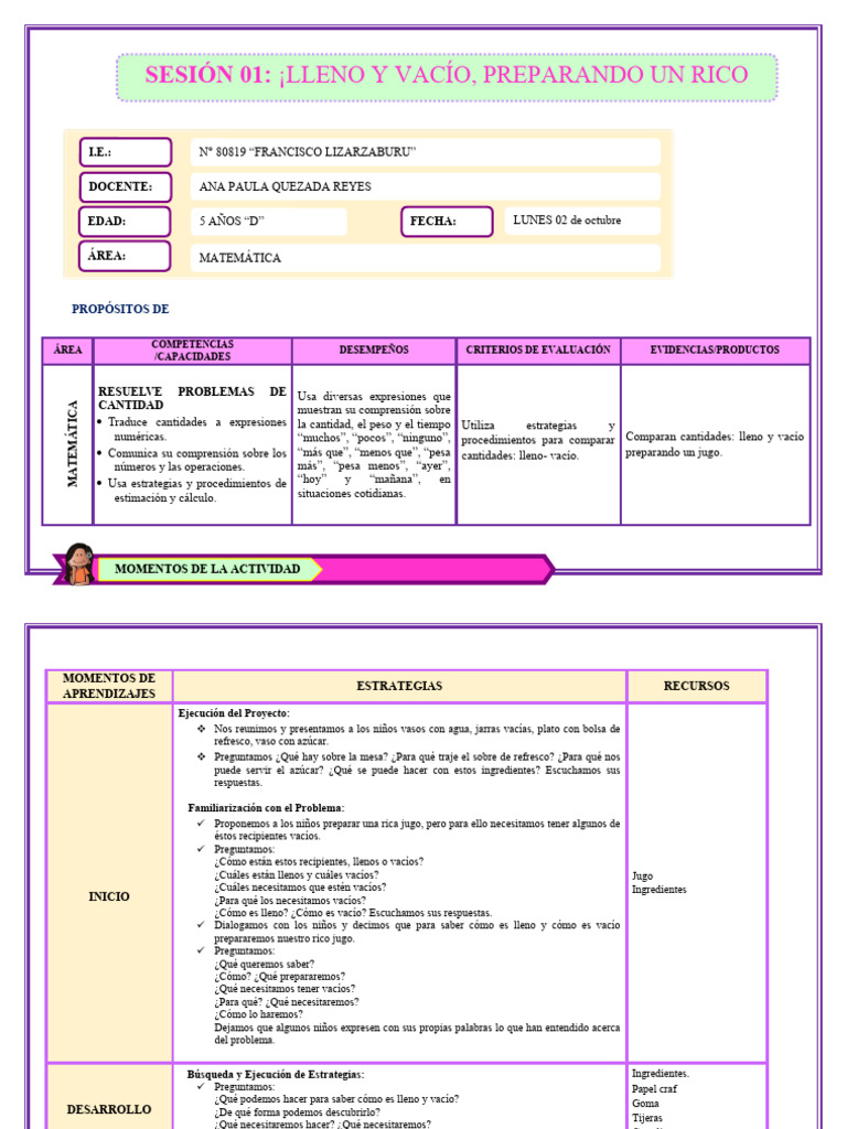 Proyecto - Mate Segunda Semana de Octubre | PDF | orador del Señor | Tolerancia
