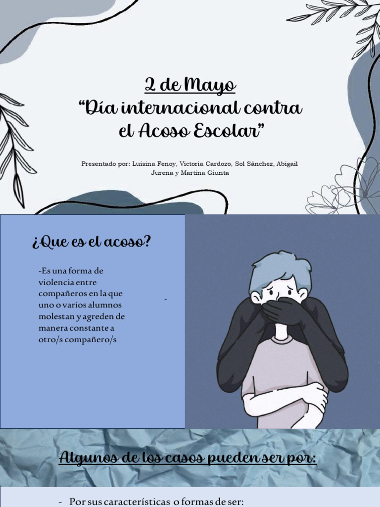 Powerpoint, Que Es El Acoso? | PDF | Sicología