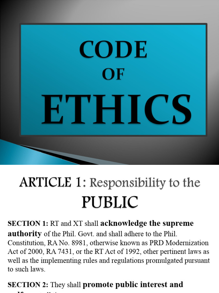 Code of Ethics | PDF | Informed Consent | Radiology
