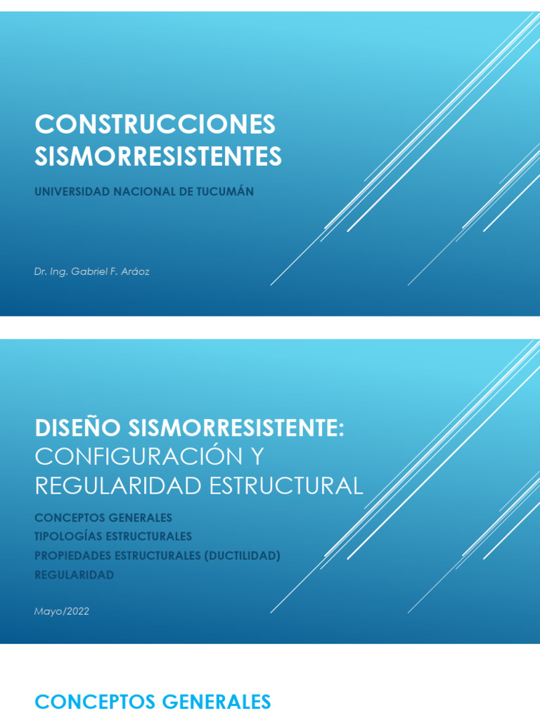 CS2022 Diseño Configuración&Regularidad | PDF | Concreto reforzado | Rigidez