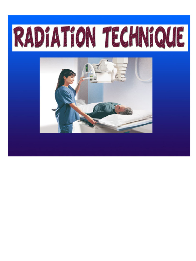 Radiation Technique Final PPT Umak | PDF | Chemical Substances ...