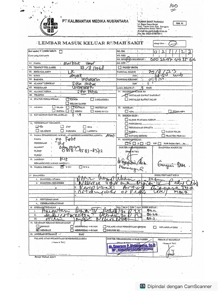 PAP 1.1 Permintaan Lab Dan Radiologi | PDF