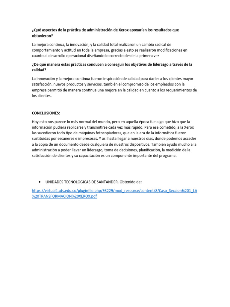 XEROX | PDF | Negocios