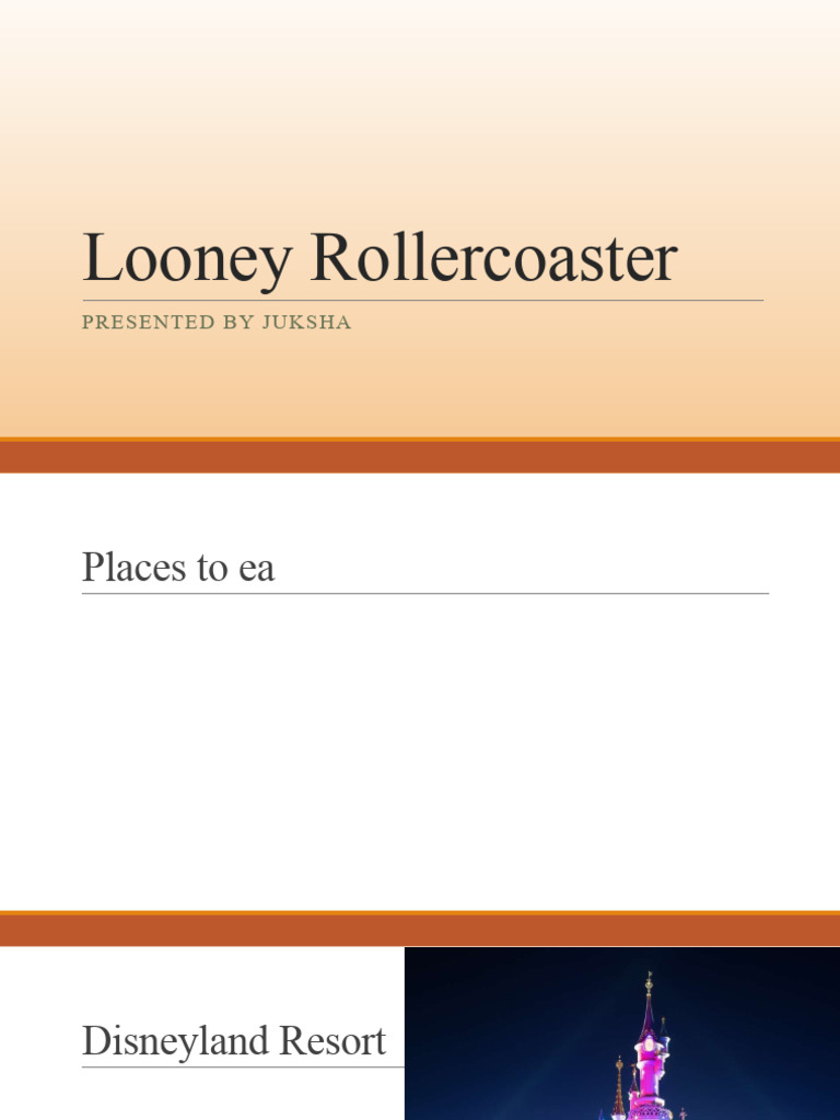 Looney Rollercoaster | PDF