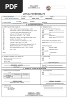 Form 6 Application For Leave - Updated 2025 | PDF | Sick Leave | Social ...
