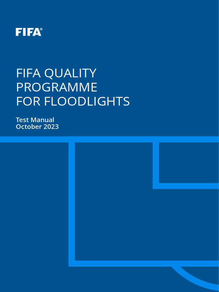 FIFA Floodlights Test Manual V 1.0 | PDF | Certification