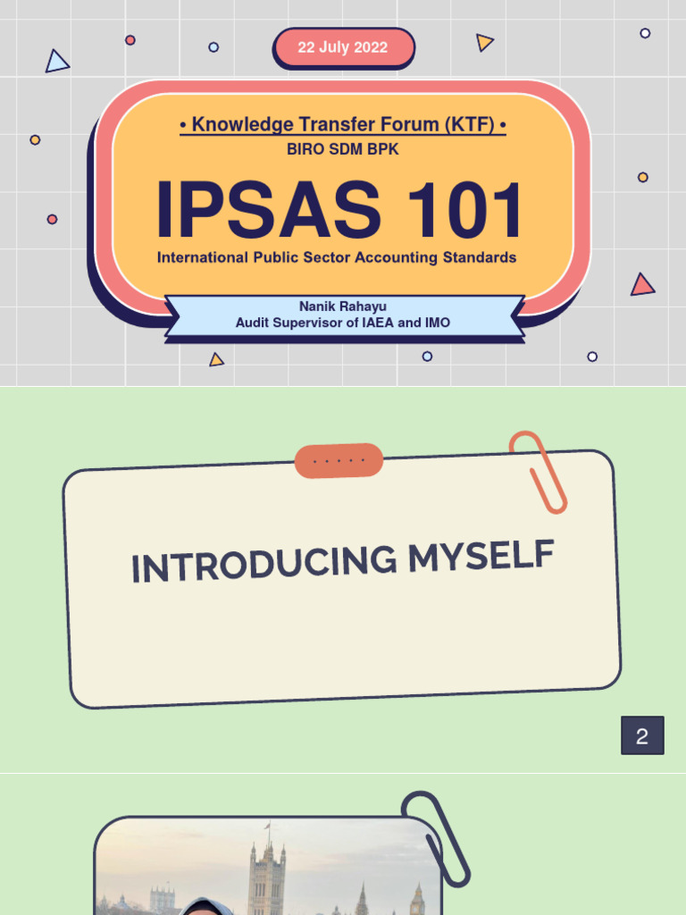 Materi KTF 18 - Introduction IPSAS - July 2022 - Nanik Rahayu | PDF | Fair Value | International ...