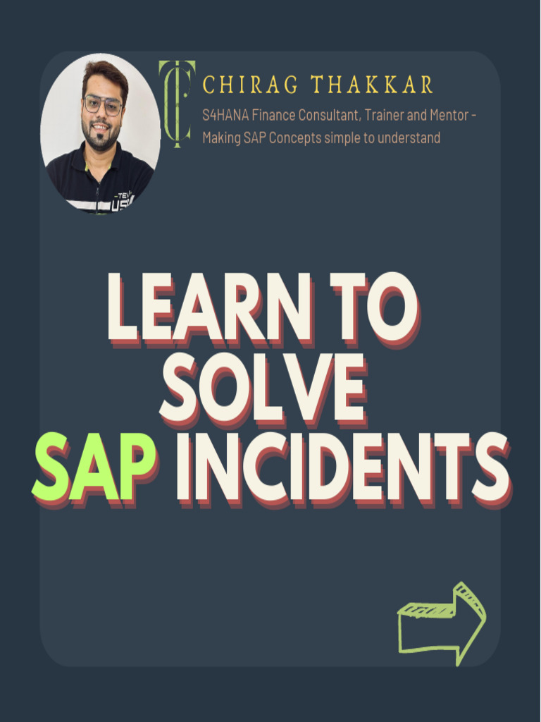 Learn To Solve SAP Incidents | PDF