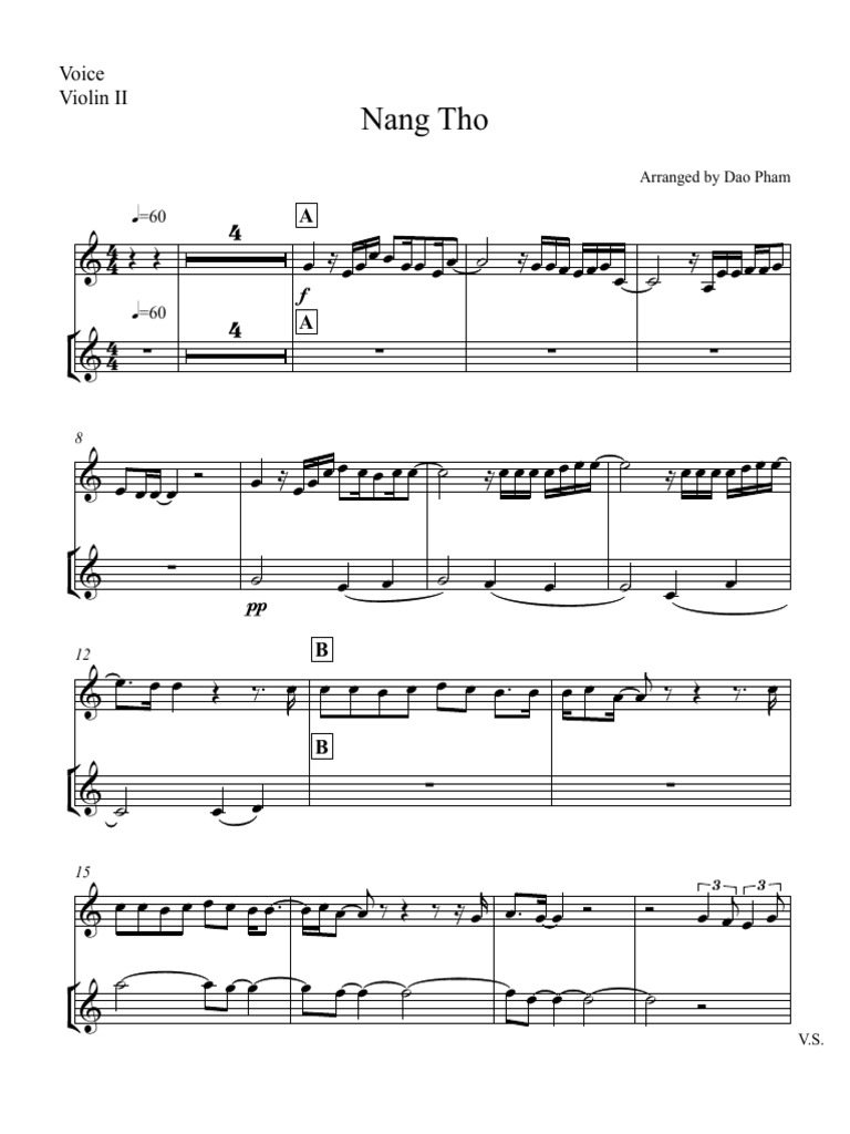 Nang Tho - Violin II | PDF | Échecs