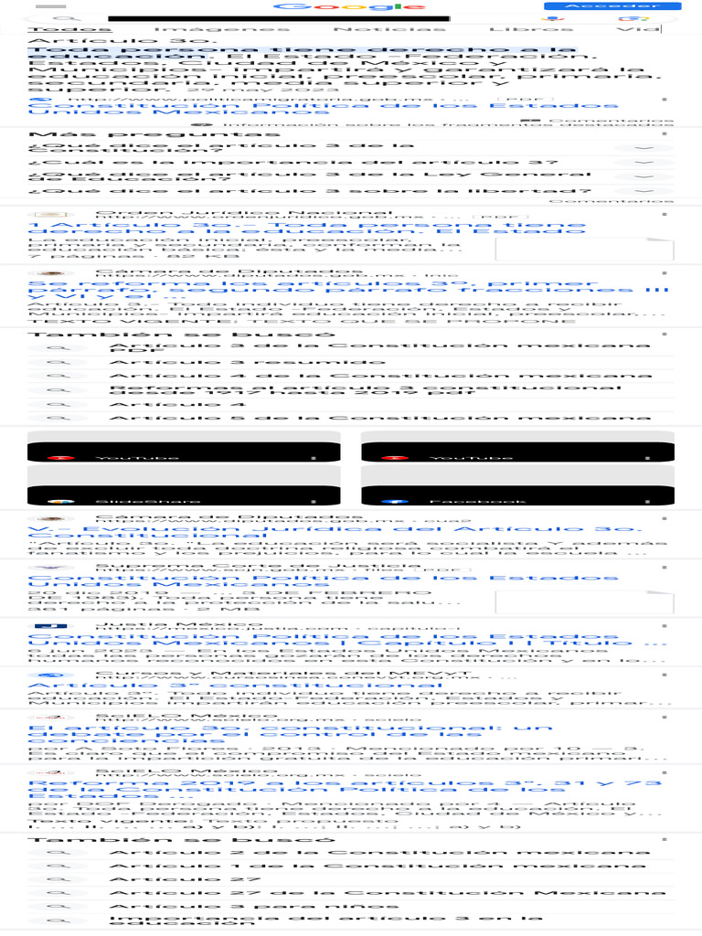 Articulo 3 de La Constitucion Mexicana - Buscar Con Google | PDF | Constitución | Educación de ...