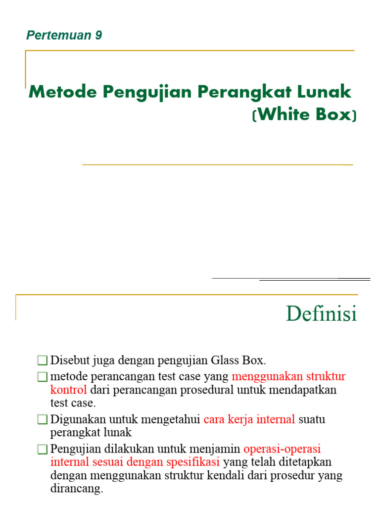 White Box Materi | PDF