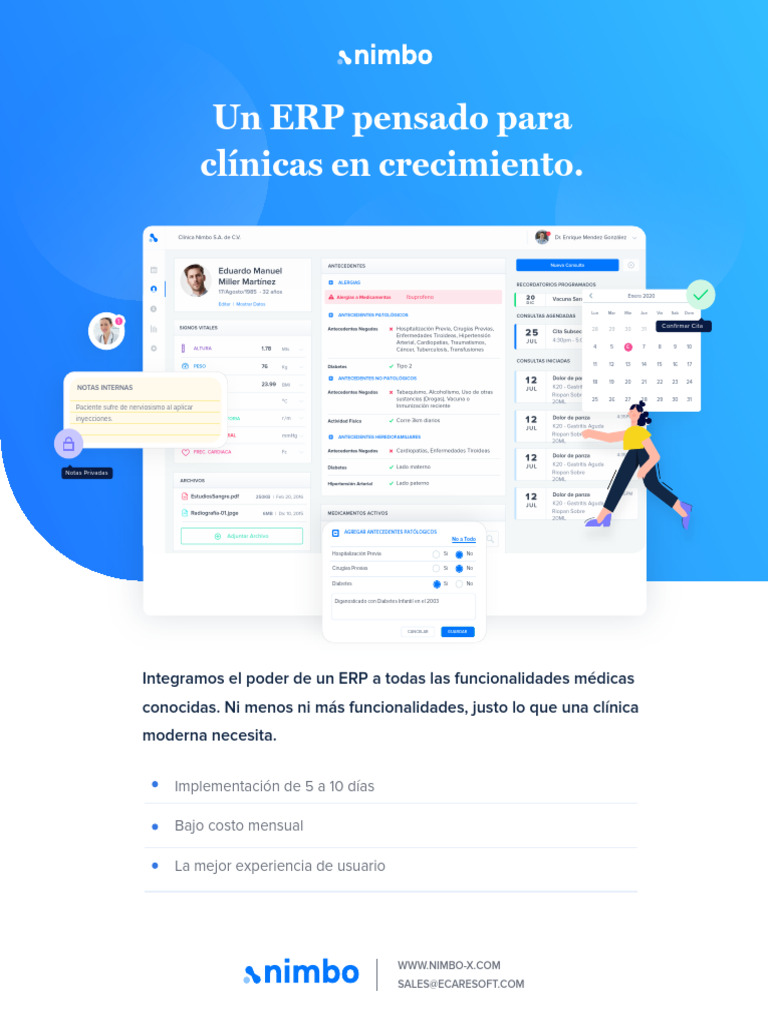 Brochure ERP | PDF | Planificación de recursos empresariales