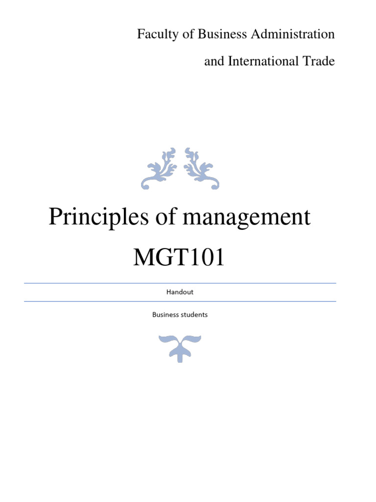 Chapter 8 Handout | PDF | Goal | Strategic Planning