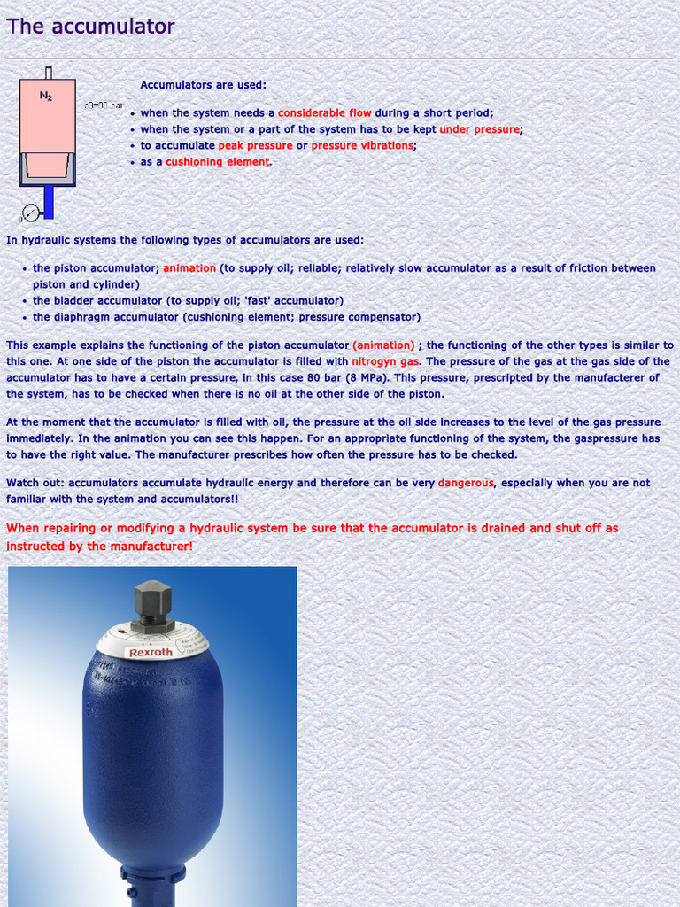 Accumulator | PDF | Technology & Engineering