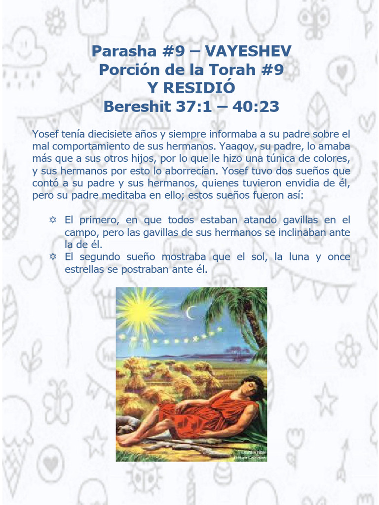 09 Vayeshev Folleto | PDF | Religión y espiritualidad