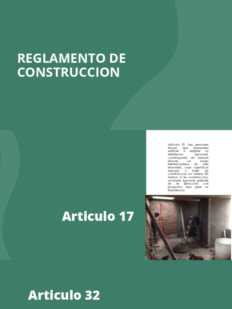 Reglamento de Construccion | PDF | edificio