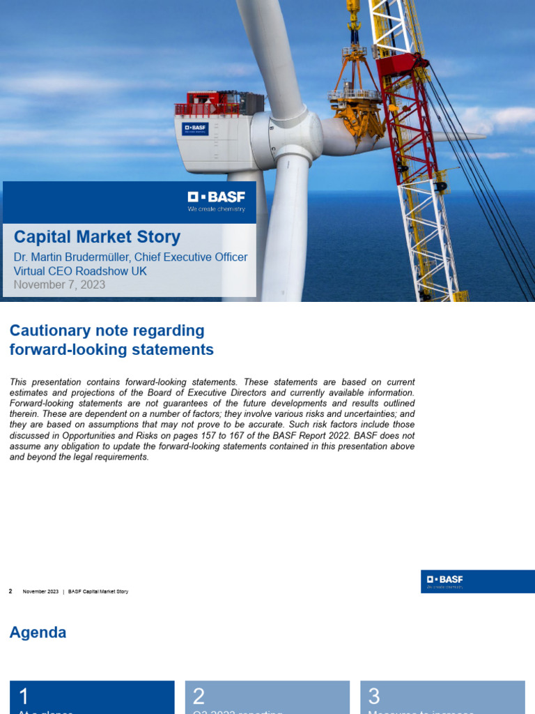 BASF CEO Roadshow UK | PDF | Balance Sheet | Equity (Finance)