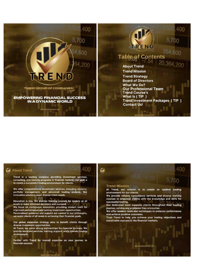 Trend Profile + Courses + TIP 3-Compressed | PDF