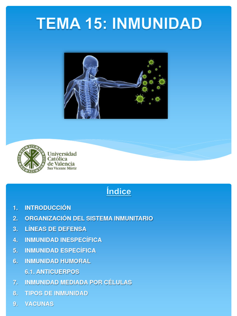 Inmunidad | PDF | Sistema inmune | Anticuerpo