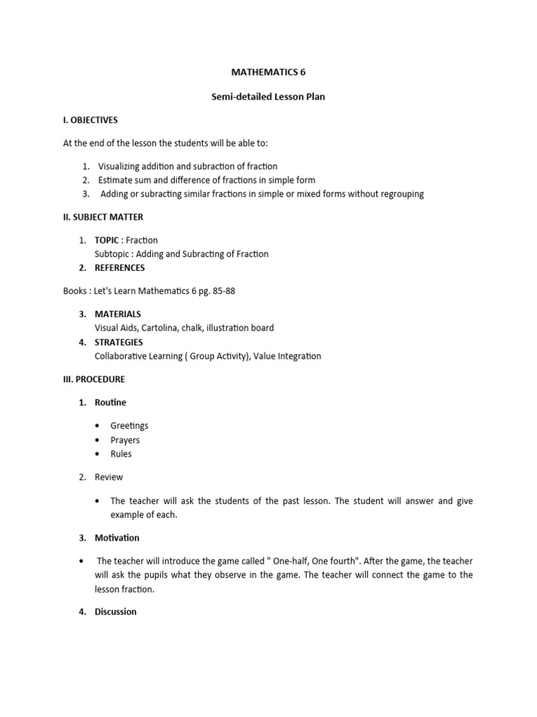 Mathematics 6 | PDF | Subtraction | Behavior Modification