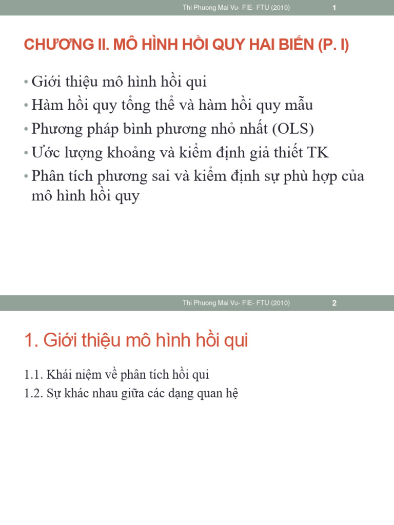 Slide KTL - Chương II - SV | PDF