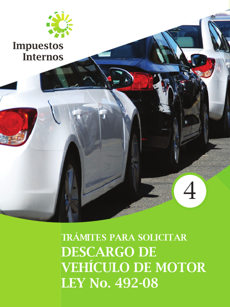 5 Paso para Realizar El Descargo de Vehiculo de Motor Ley No. 492 08 | PDF