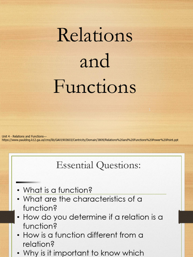 2 4 Relations And Functions Pdf Function Mathematics Variable Mathematics