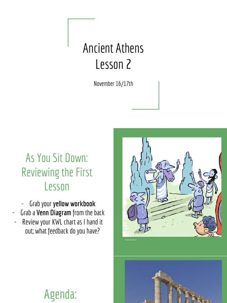 Ancient Athens Lesson 2 | PDF | Ancient Greece | Athens