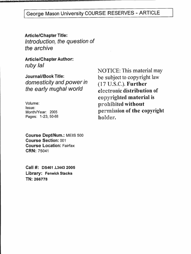 Introduction, Ruby Lal | PDF Introduction, Ruby Lal | PDF