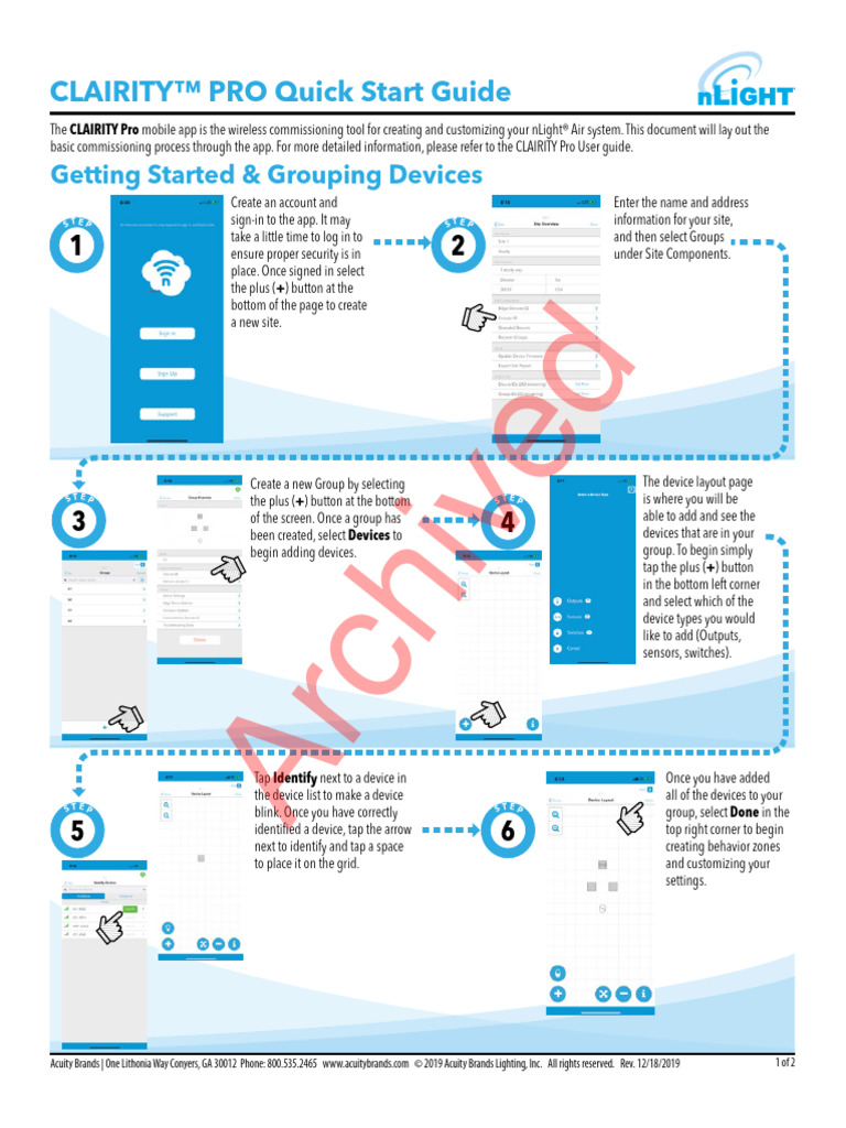 Clairity Pro Quick Start Guide | PDF | Mobile App | Software
