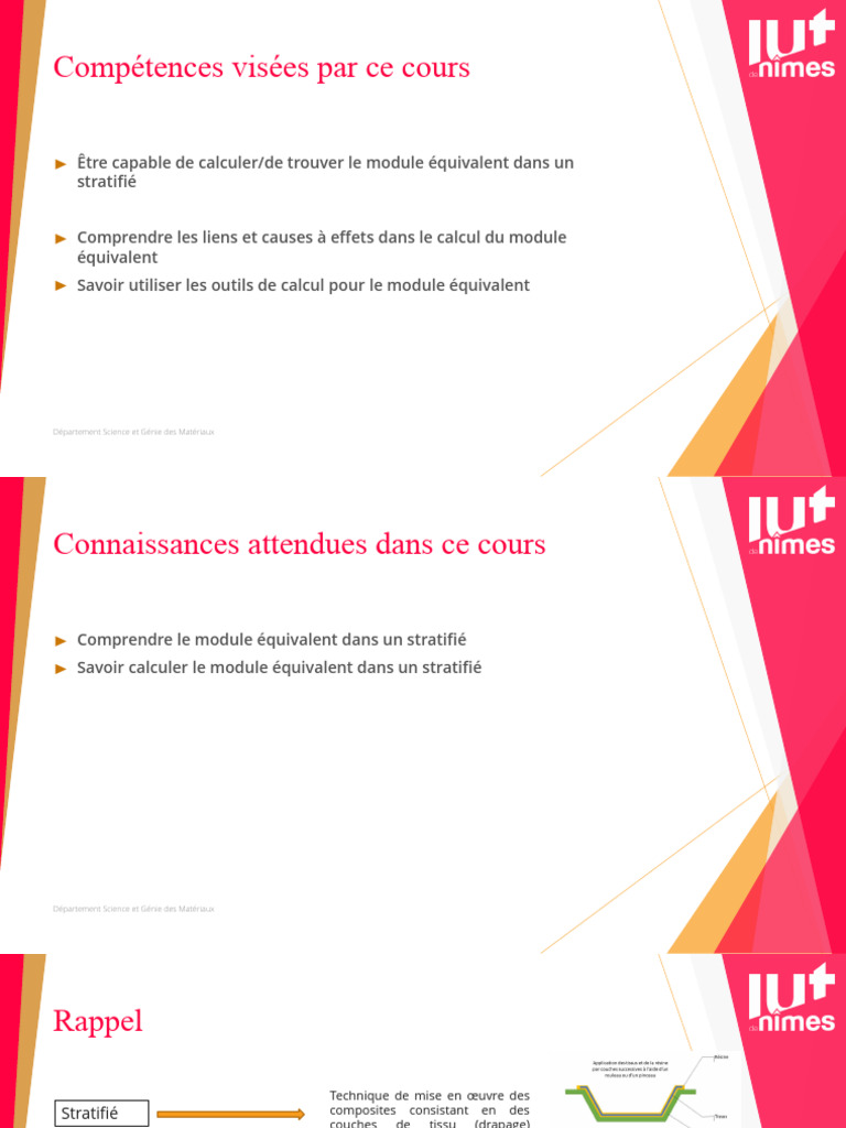 Calcul Module Equivalent | PDF | Matériau composite | Science des matériaux