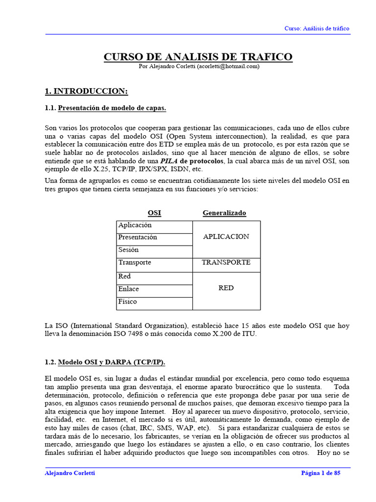 Curso - de - Analisis - de - Trafico de Red | Descargar gratis PDF ... Curso - de - Analisis - de - Trafico de Red | Descargar gratis PDF ...