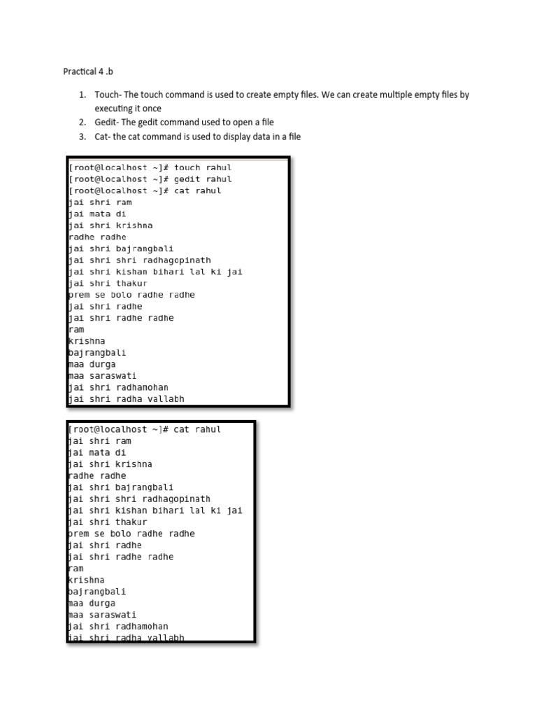 Linux File Management Commands | PDF | Computers